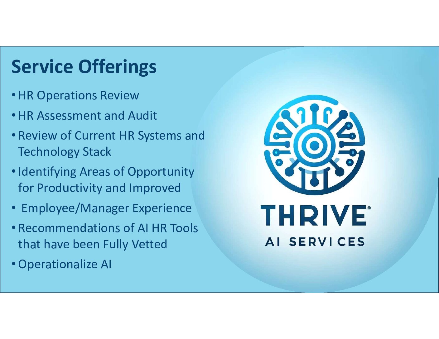 Who Can Benefit from Thrive AI Services? - Thrive - HR Consulting